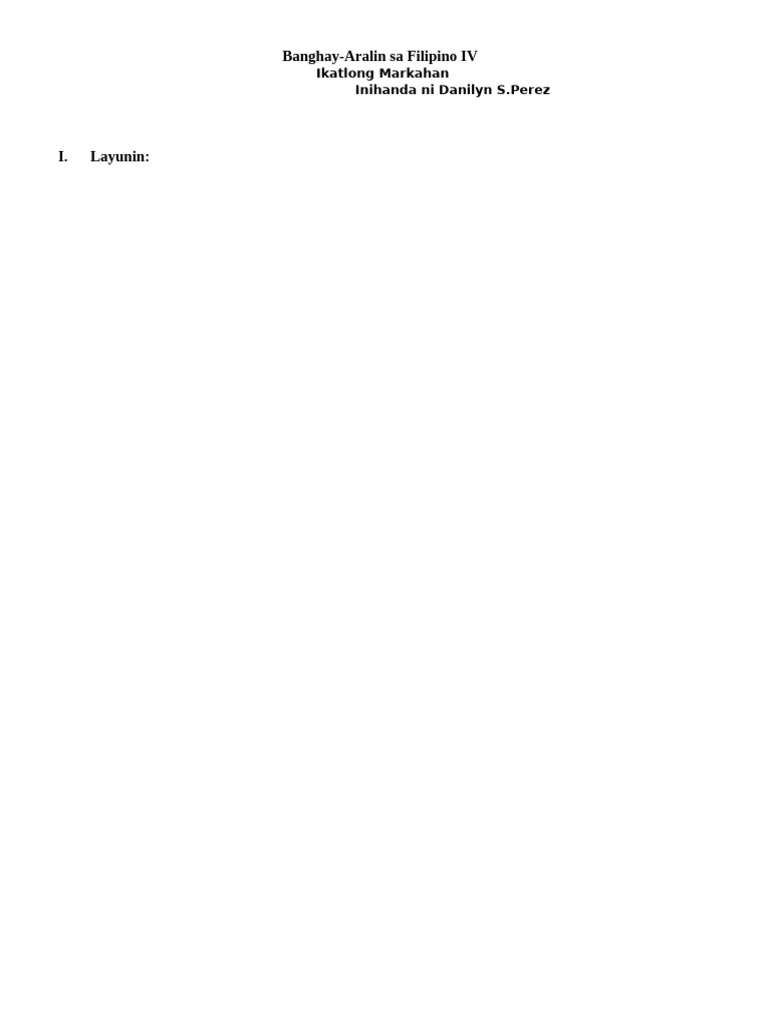 grade-4-lesson-plan | PDF