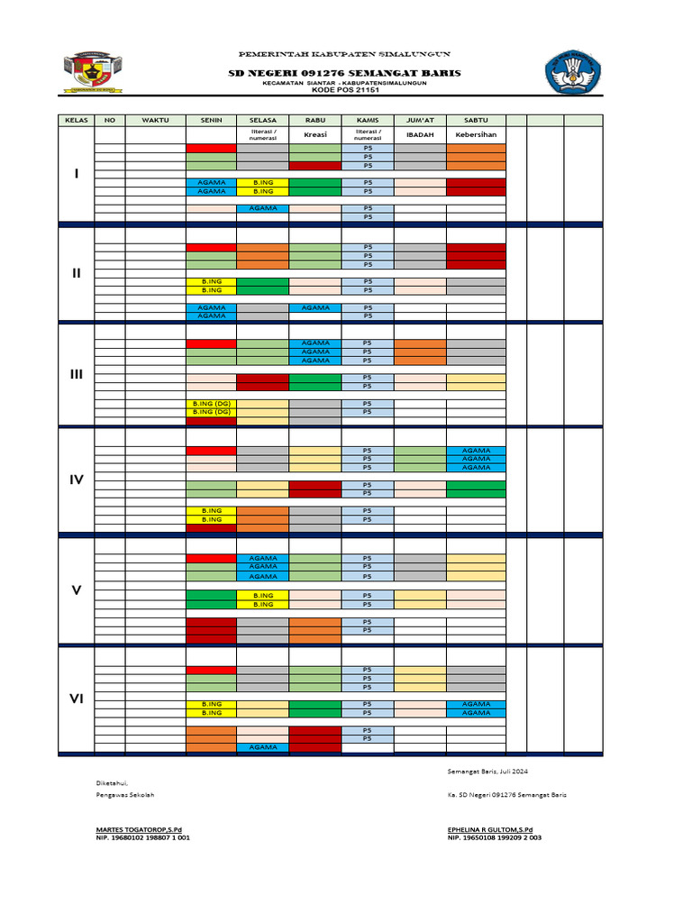 Roster 2024-2025 Terbaru Fix | PDF