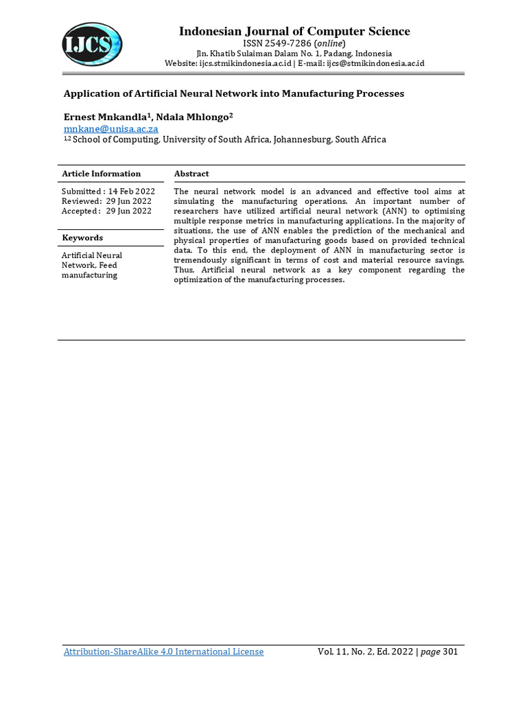 Application of Artificial Neural Network | PDF