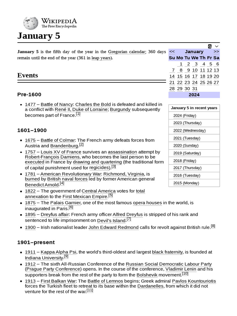 January 5 | PDF