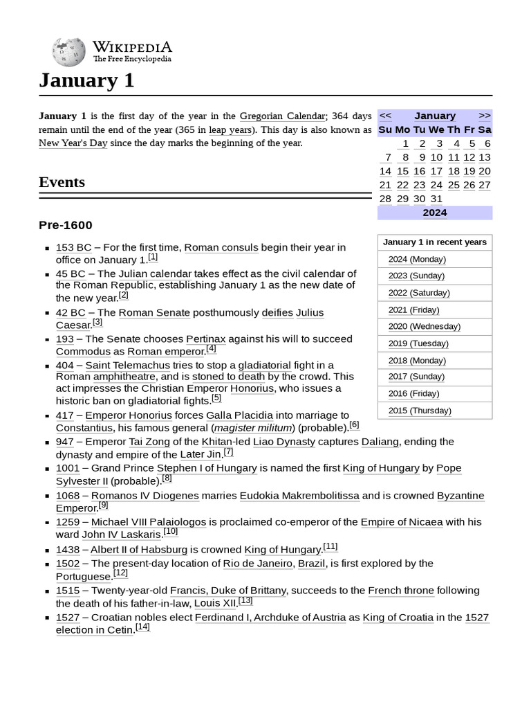 January 1 | PDF