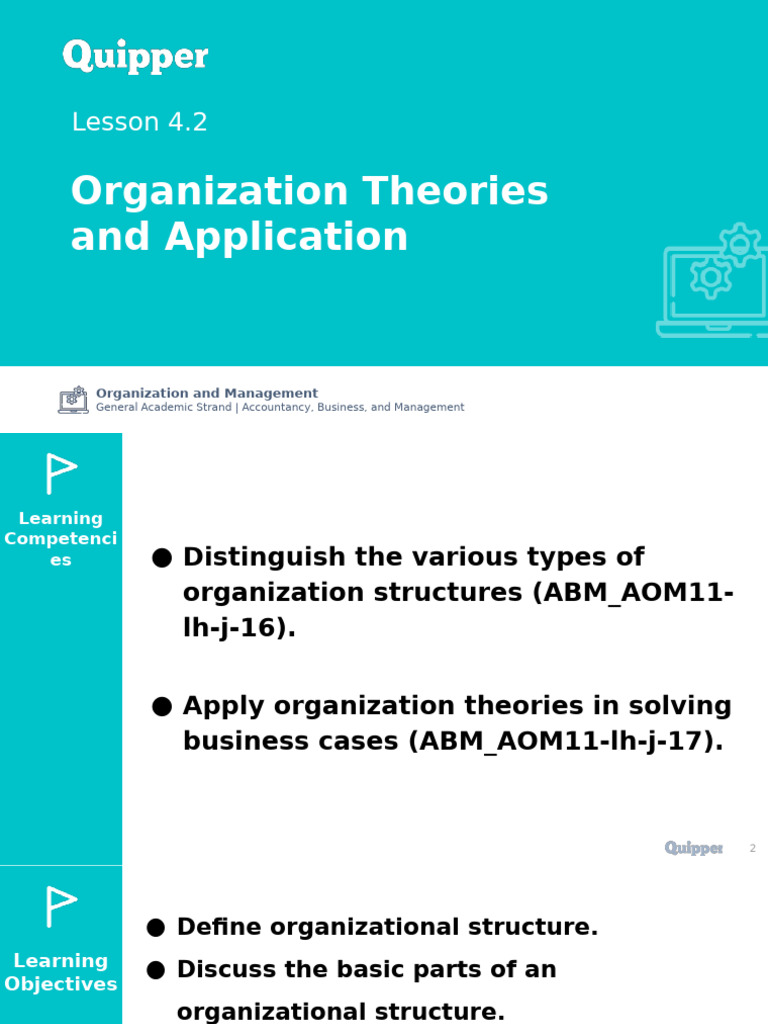 Organization Theories and Application | PDF