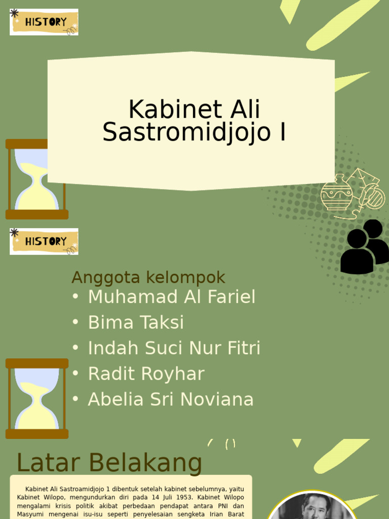 Kabinet Ali Sastromidjojo-1 | PDF