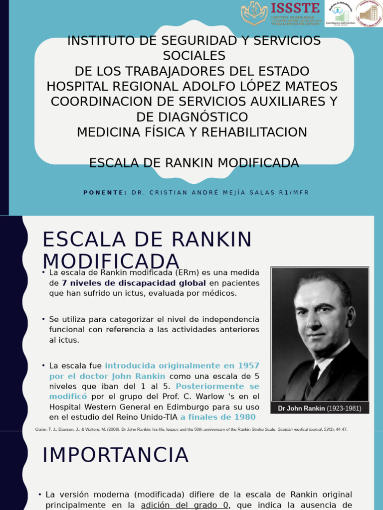 ESCALA DE RANKIN | PDF