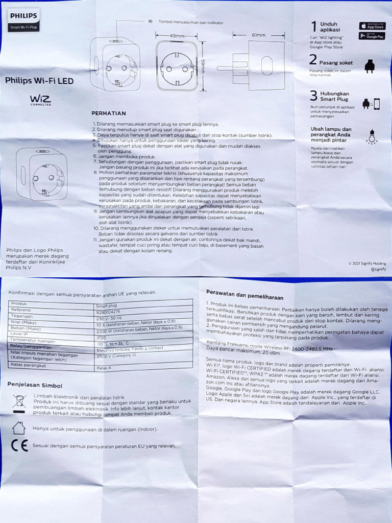 Philips Wifi Smart Plug Manual | PDF