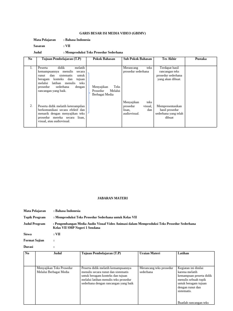 Format Produksi Media Audio Visual | PDF