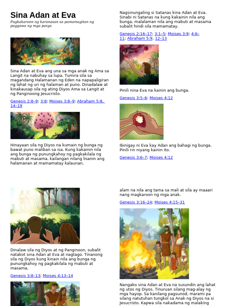 Sina Adan at Eva | PDF