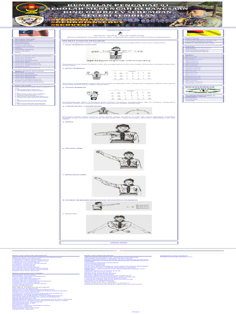 Isyarat Tangan Pengakap | PDF