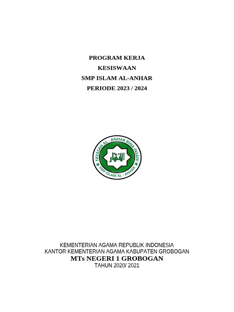 Kesiswaan Al Anhar | PDF | Indonesia