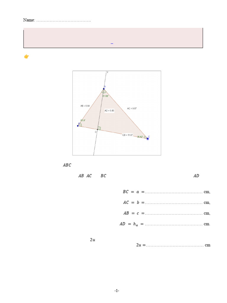 ATL ACTIVITY Trigonometry - MYP 4 Extended Mathematics | PDF