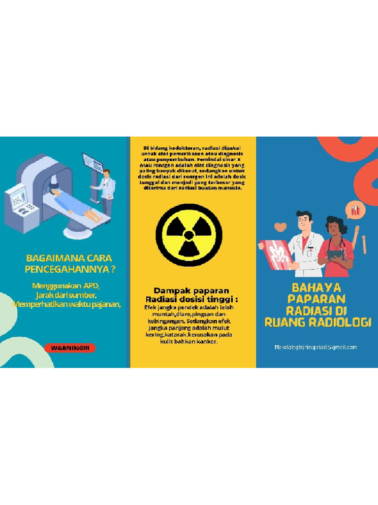 leflet bahaya ruangan radiologi | PDF