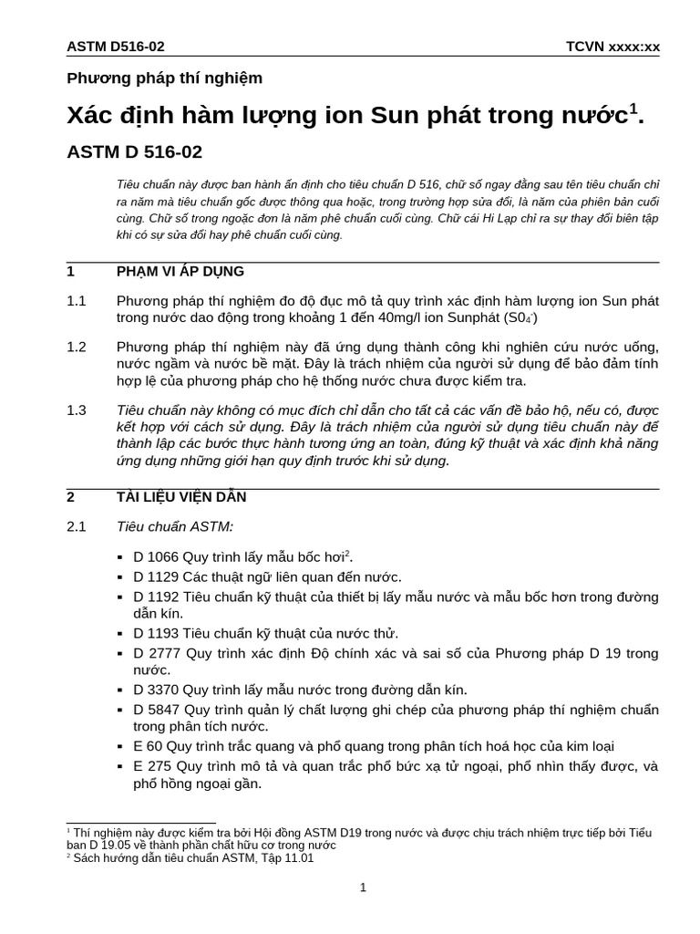 Astm D 516 Good Fomat | PDF