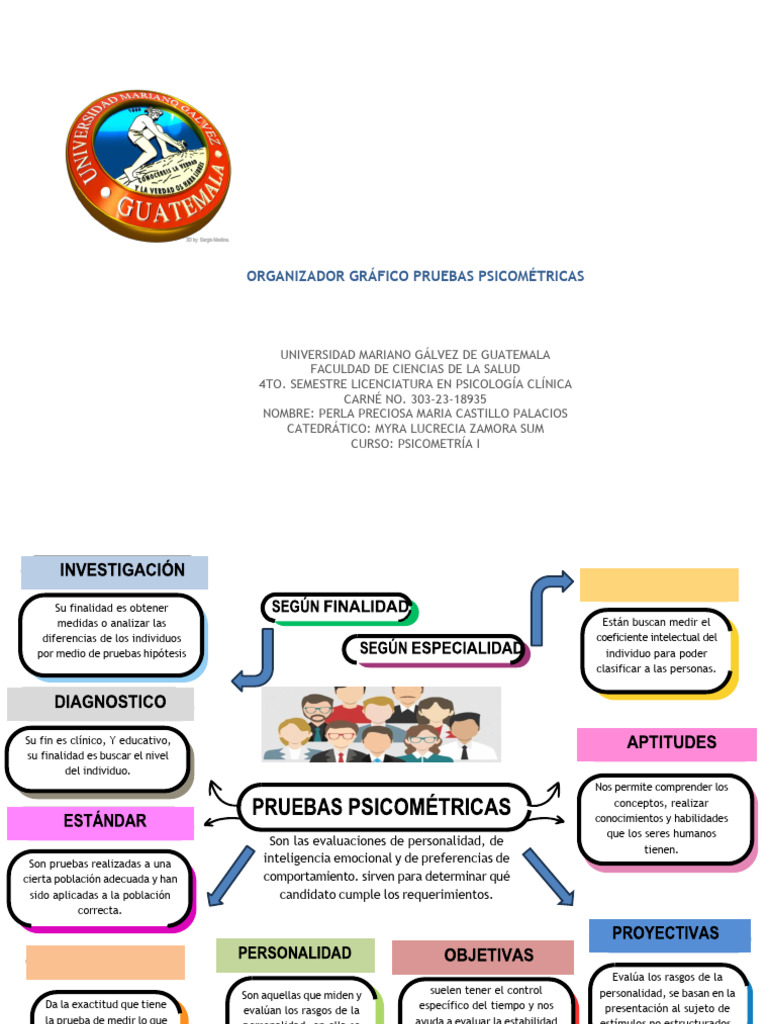 Organizador Gráfico Pruebas Psicométricas | PDF