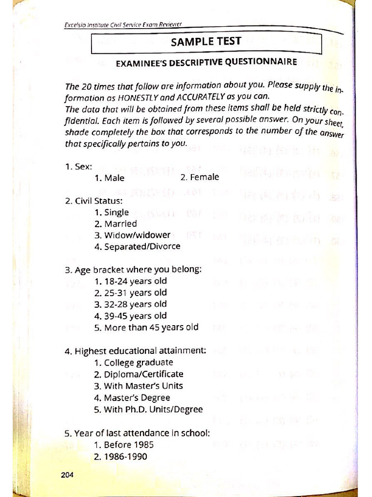 Reviewer Questionnaire CSC | PDF