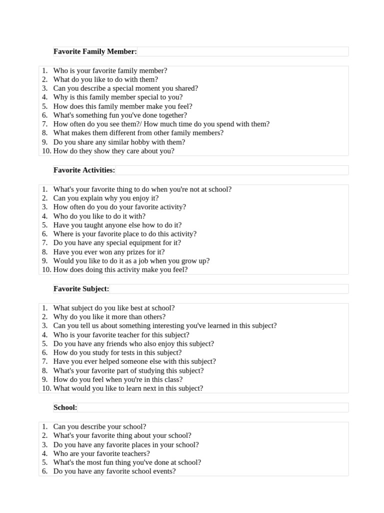 Speaking Contest - Questions 2 | PDF