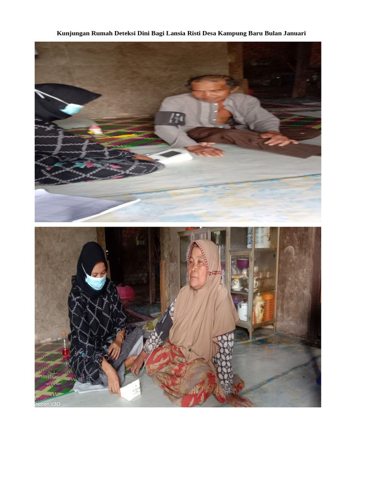 Poto Kunjungan Rumah Lansia 2023 | PDF