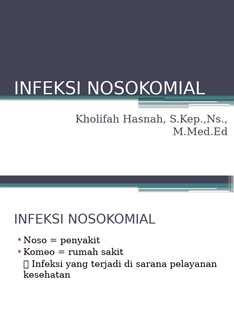 Infeksi Nosokomial | PDF