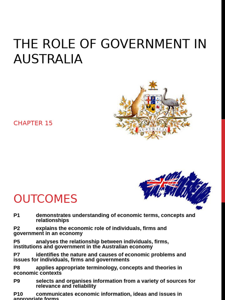 Ch. 15 The Role of Gov in Australia | PDF