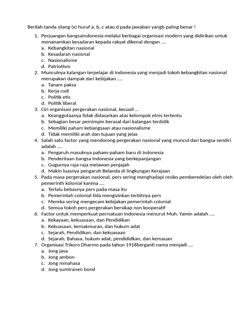 Soal PAT PKN Kls 8 | PDF