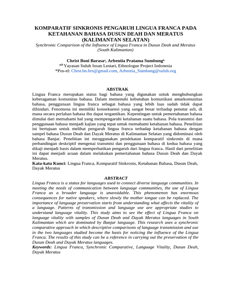 Salingka Journal (Boni & Arben-Kolita 2024) | PDF