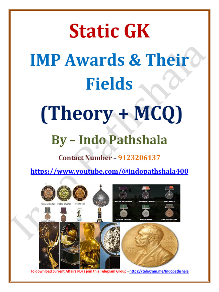 IMP Awards and Their Fields Colouring | PDF
