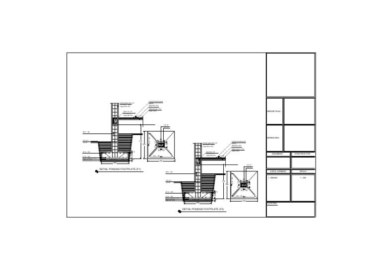 Detail Footplat | PDF
