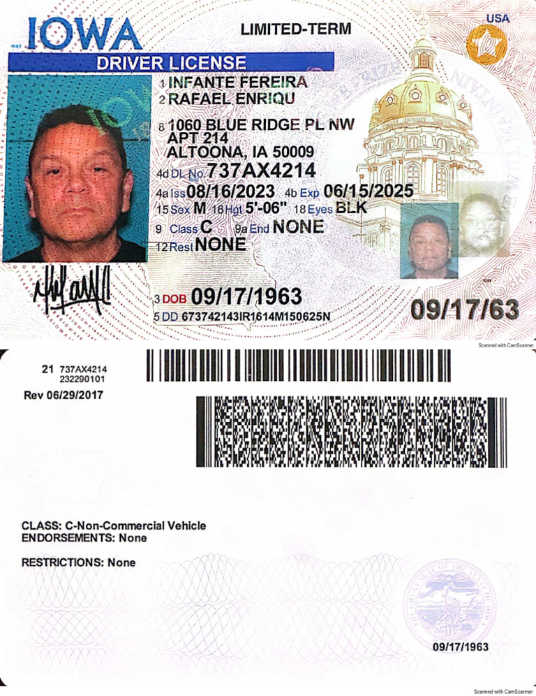 Driver License Iowa | PDF