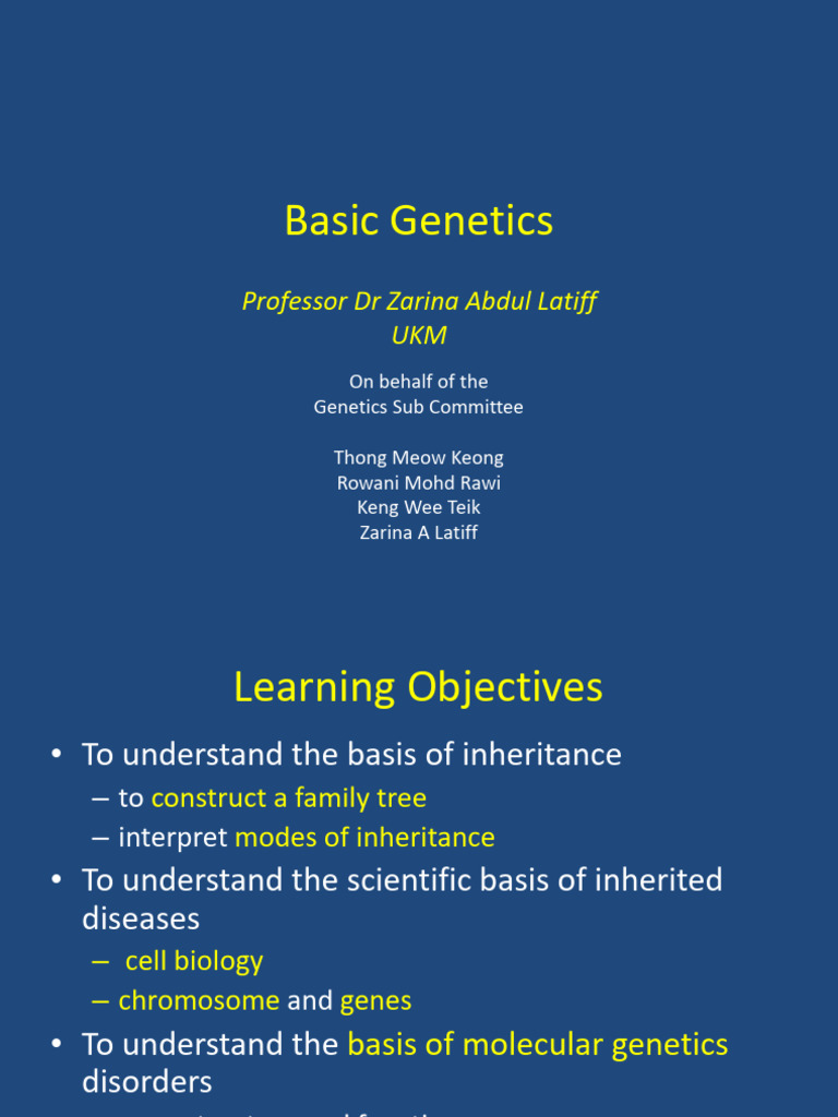 Basic Genetic 2023 | PDF