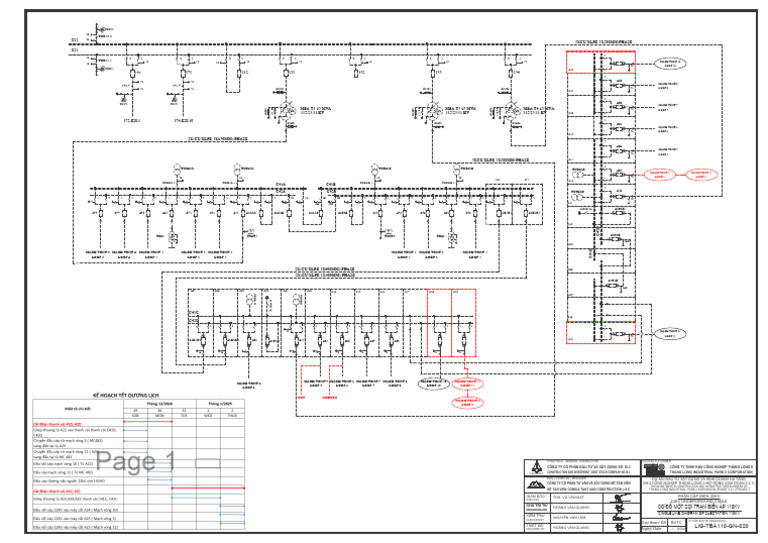 Sơ Đ Nguyên Lý TBA 110kV | PDF