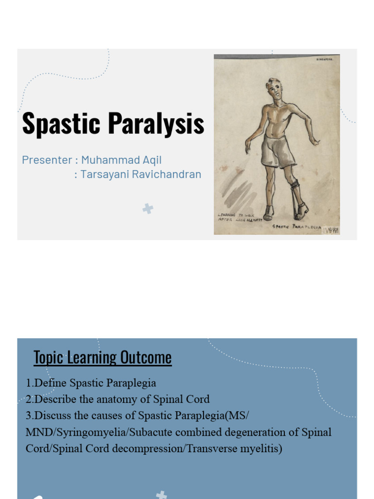 Seminar Spastic Paralysis | PDF