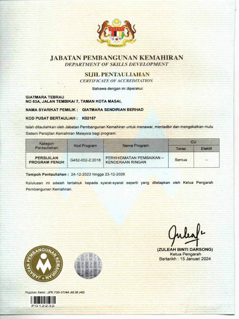 Pentauliahan Taf New | PDF