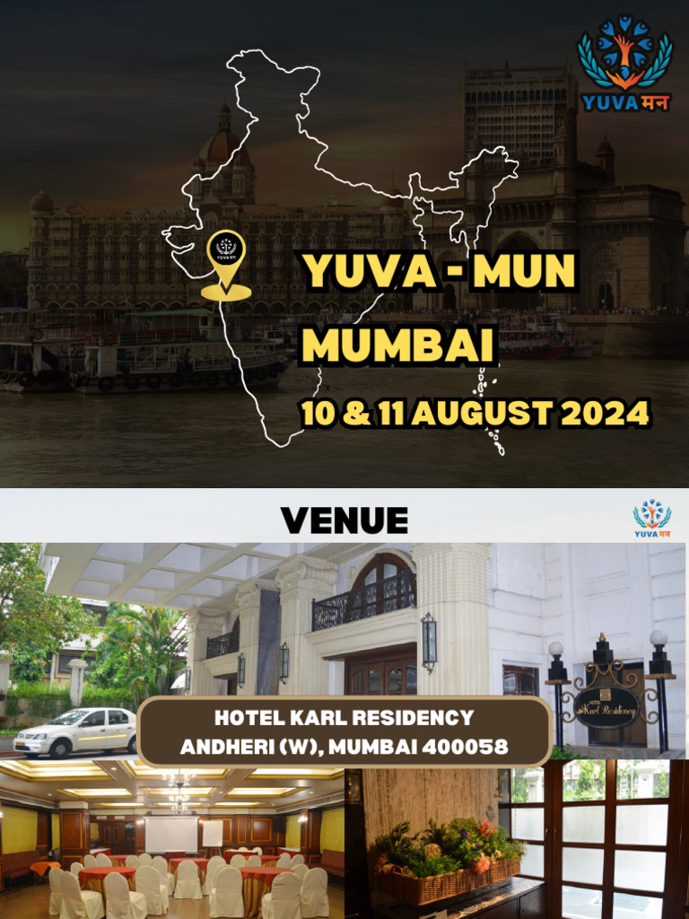 YUVA MUN Mumbai 2024 Details | PDF