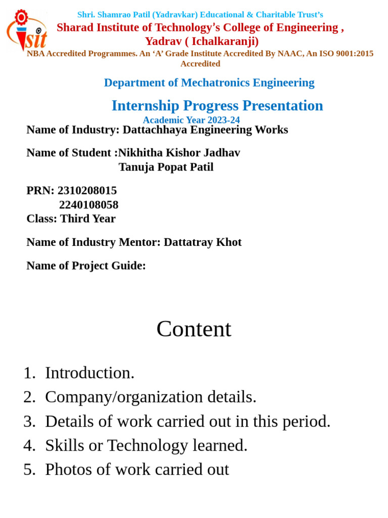 Phase I Presentation | PDF