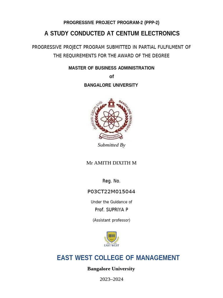 Centum Electric Final | PDF