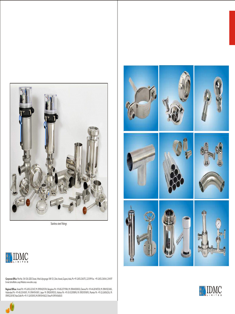 Ss Manual Valves and Fittings and Centrifugal Lobe Sheer Pumps ...