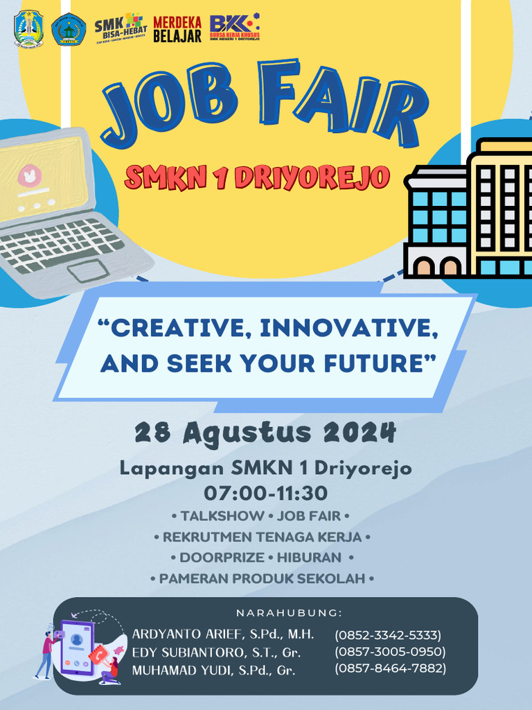 Proposal JobFair SMK Driyorejo 2024 | PDF