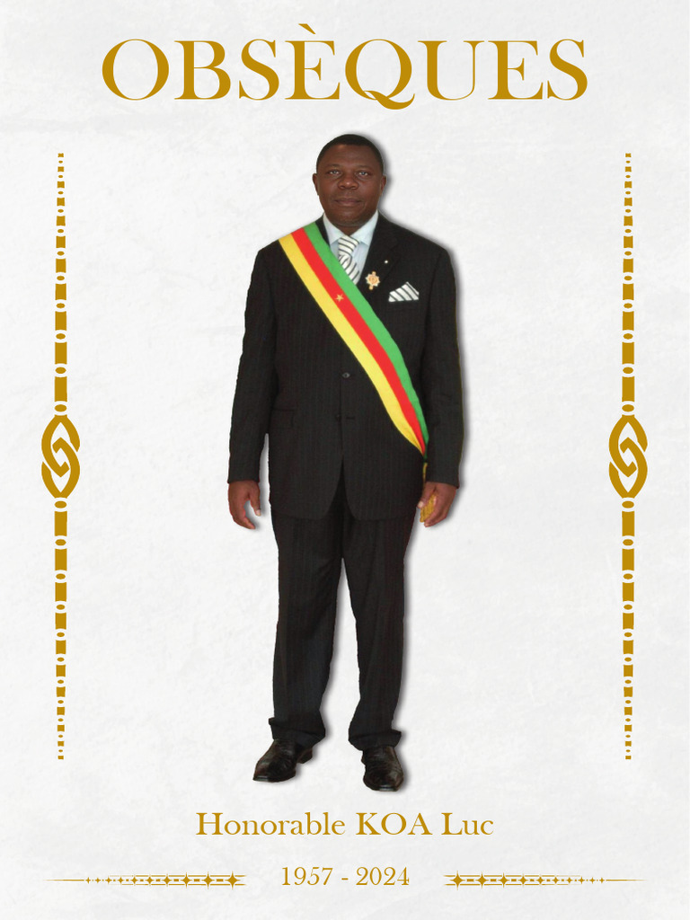 Faire-Part Obsèques Honorable KOA Luc | PDF