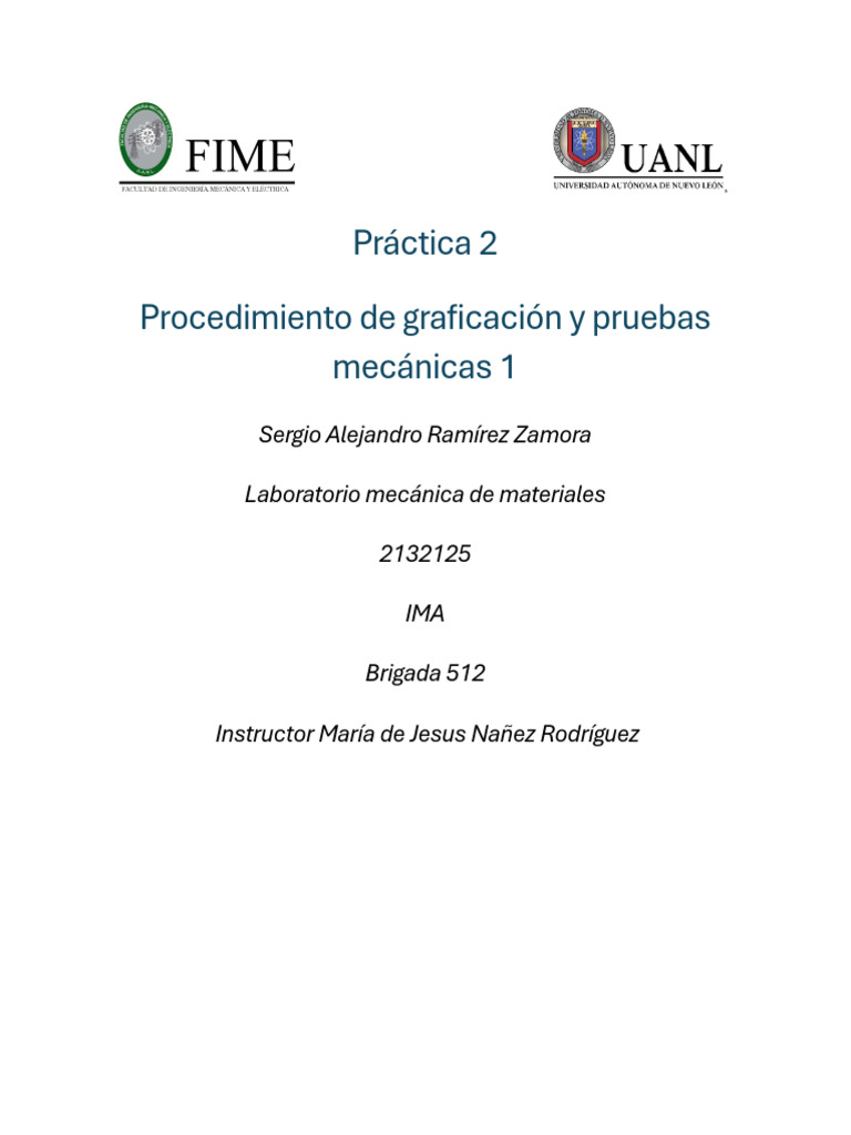 Practica2 Mecanica de Materiales | PDF