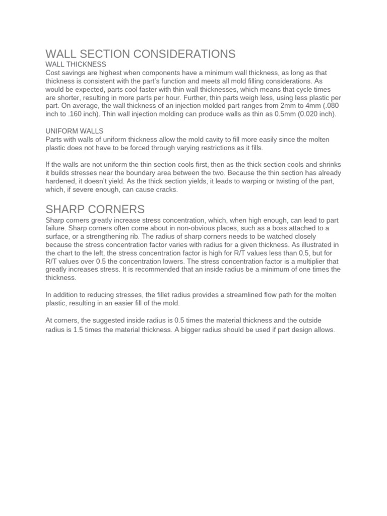 Wall Section Considerations | PDF