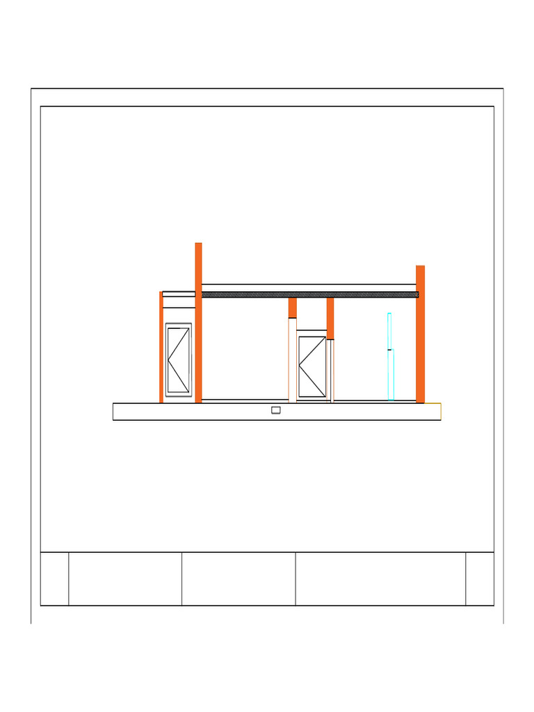 Plano Practica de Obra Corte - Posterior (2) - Model-2 | PDF
