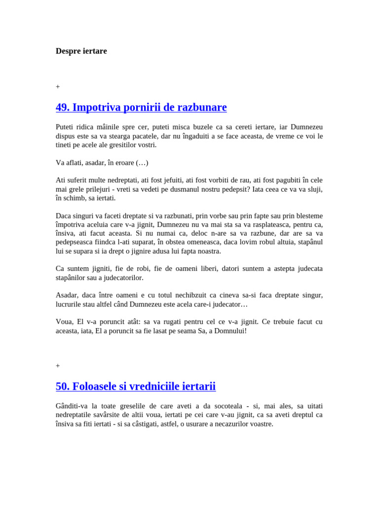 Despre Iertare | PDF