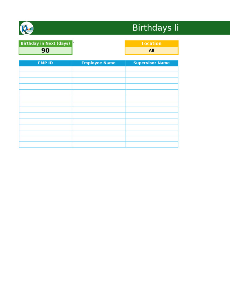 Birthdays List Management System | PDF