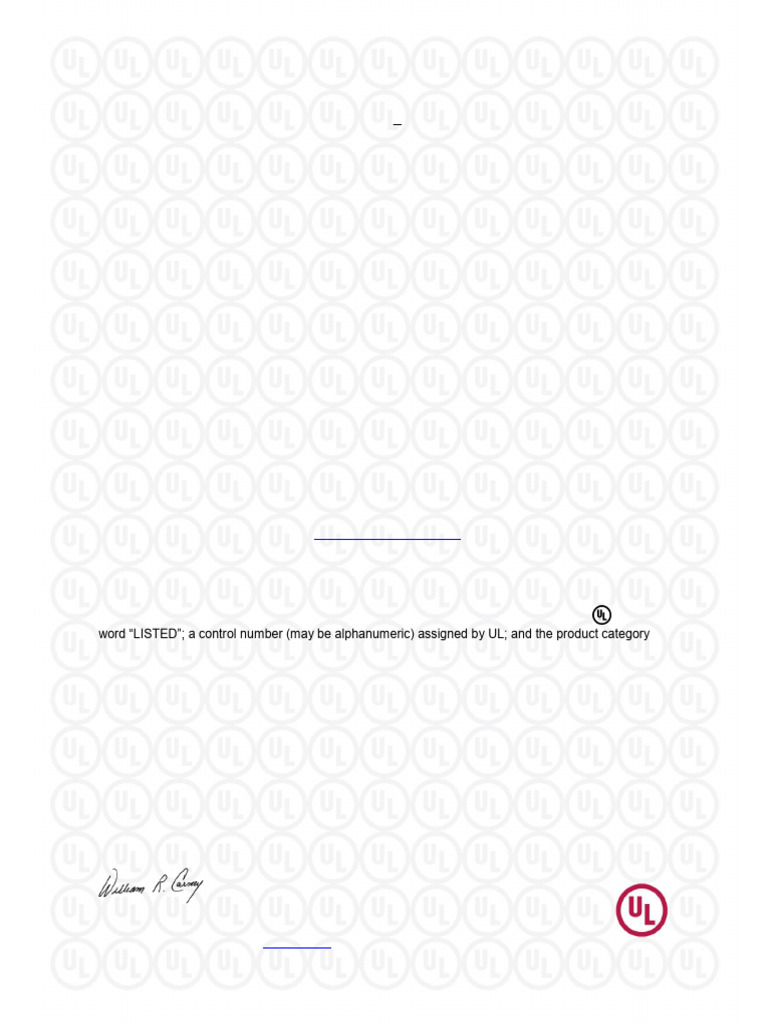 AC Fire Split Case UL Certificate | PDF
