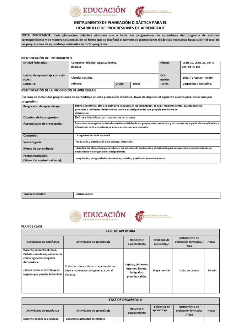 CS 04 DGETI-Planeacion Didactica | PDF CS 04 DGETI-Planeacion Didactica | PDF