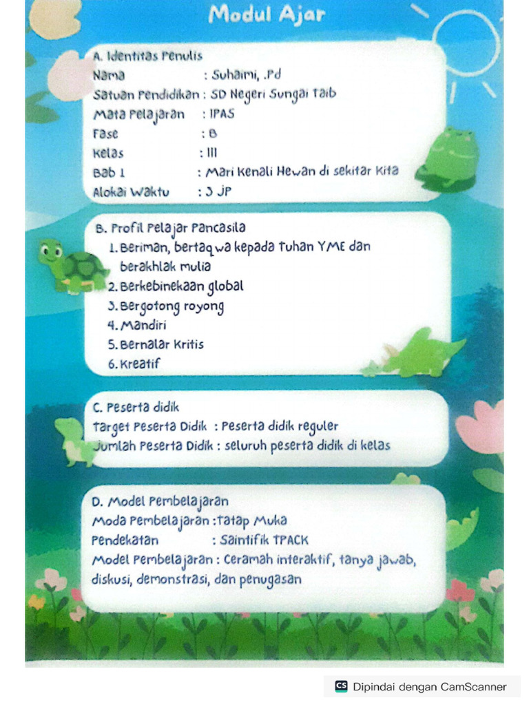 Modul Ajar Ipas Kls 3 | PDF