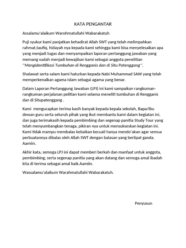 LPJ Study Tour | PDF