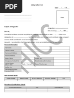 Joining Letter Format in Word | PDF