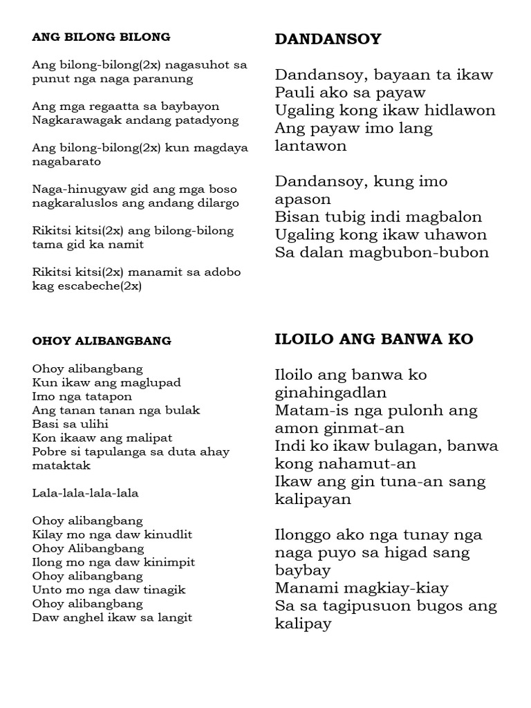 Ang Bilong Bilong | PDF