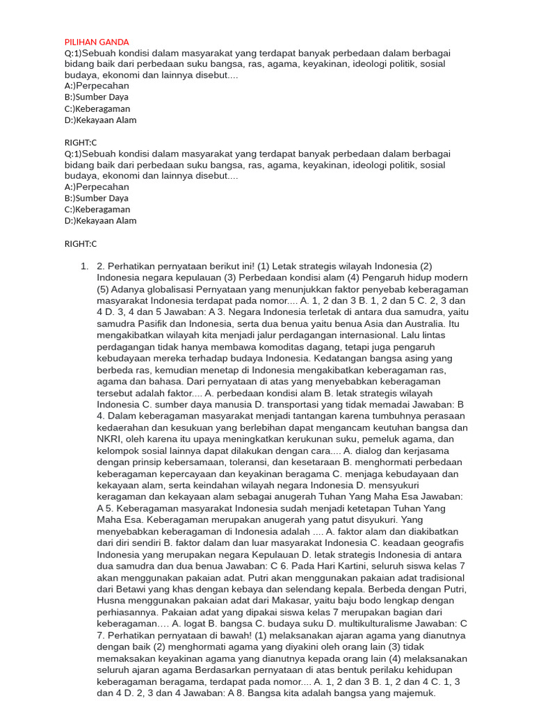 Template Kosongan Jawa | PDF