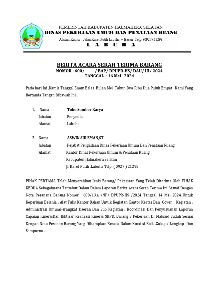 Bast Atk Lakip 2024 | PDF